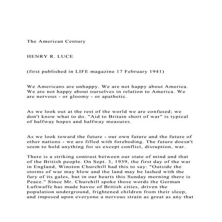 The American CenturyHENRY R. LUCE(first published .docx