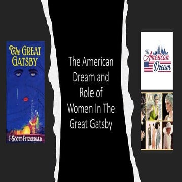 The American Dream and Role of Women In 'The Great Gatsby'.pptx