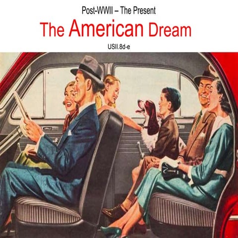 The american dream presentation k n | PPTX