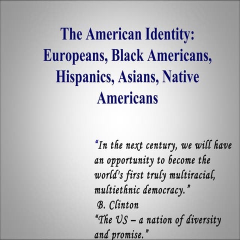 The american identity icc lecture | PPT