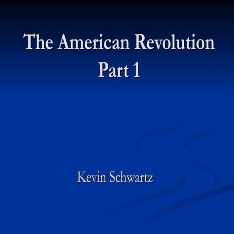 The american revolution | PPT