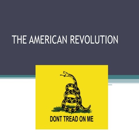 The american revolution | PPT