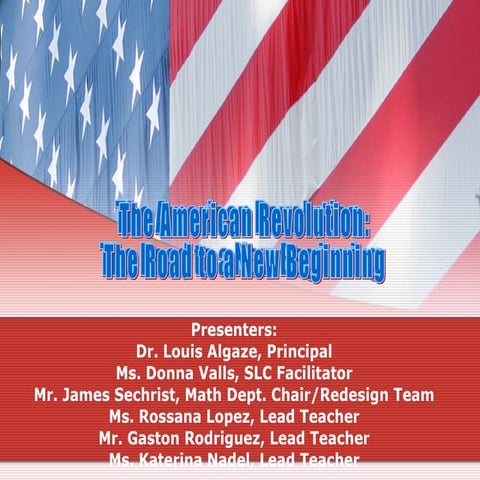 The american revolution dc final | PPT