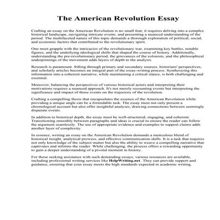The American Revolution Essay.pdf