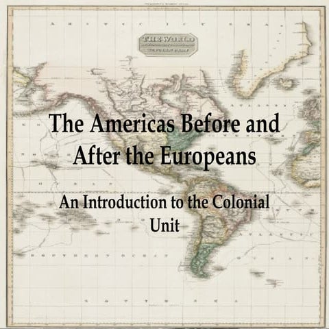 The America's Before/After Age of Exploration | PPT