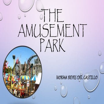 Amusement park- VOCABULARY ABOUT RIDES- ESL | PPTX