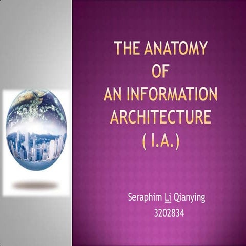 The anatomy of ia | PPTX