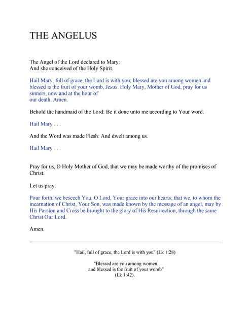 Angelus | PPT