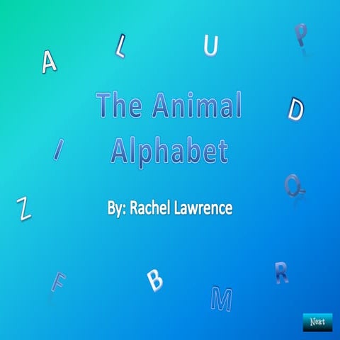 The Animal Alphabet | PPTX