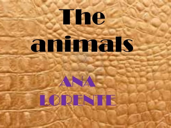 Speaking Skill - Descriptive Text (Describing Animal) | PPTX