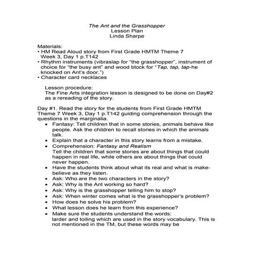 The ant and_the_grasshopper_4 | DOC