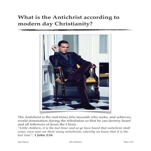 What is the Antichrist? | PDF