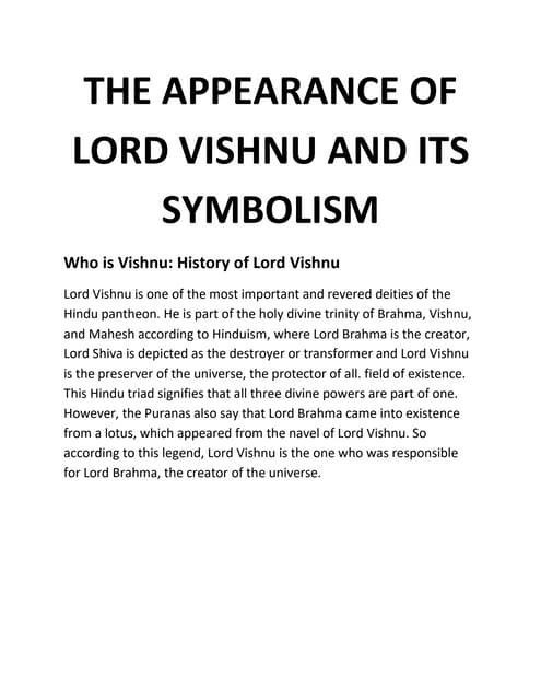 Vishnu Panels of Deogarh/Dashawatara Temple | PPTX | Hinduism | Religion & Spirituality