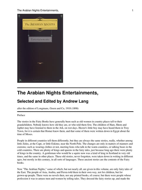 Arabian literature | PPT | Islam | Religion & Spirituality