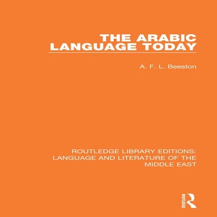 The Arabic Language | PPTX