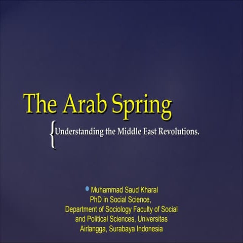 The arab spring | PPT