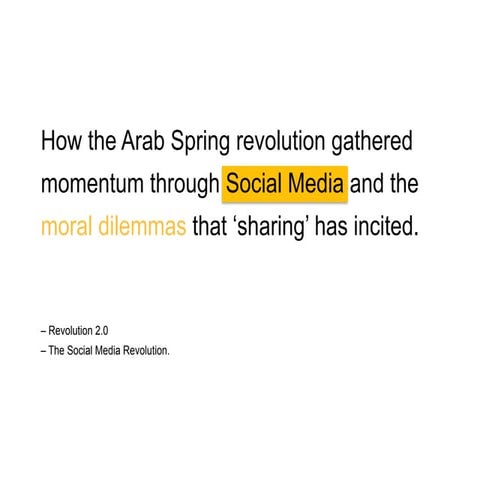 Social Change and The Arab Spring | PPT