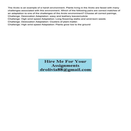 The Arctic is an example of a harsh environment Plants livi.pdf