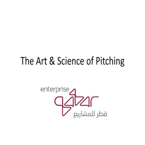 The art and science of pitching 6 | PDF