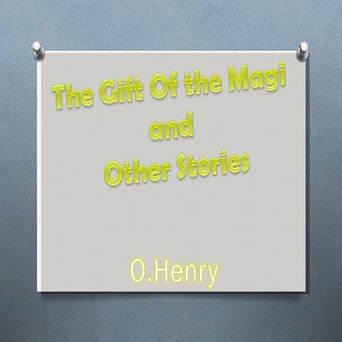 The art game o.henry | PPT