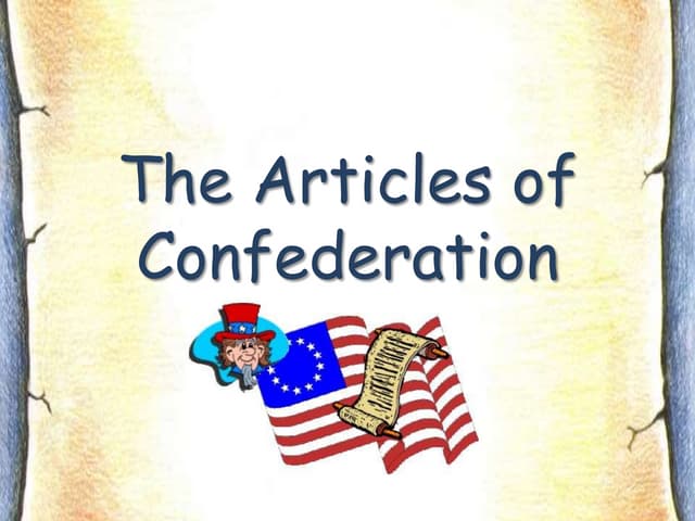 Articles of Confederation | PPT