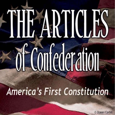 The Articles of Confederation: America's First Constitution | PPTX ...