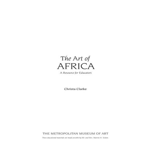 The art of_africa_a_resource_for_educators | PDF