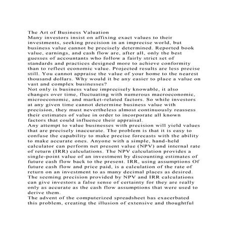 Basic valuation concept final | PPTX