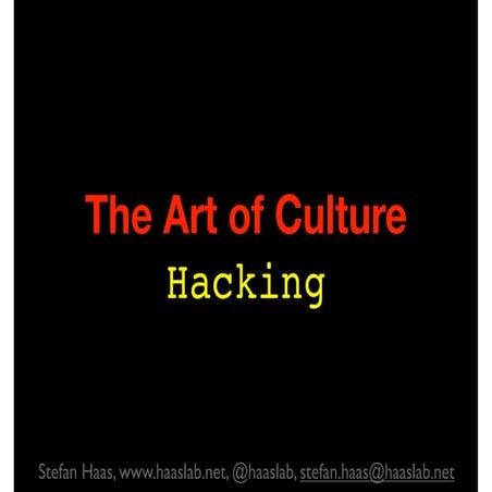 The art of culture hacking | PDF