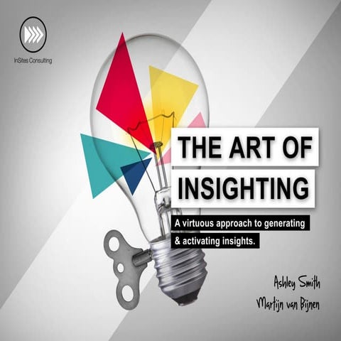 Smartees Summer School: the Art of Insighting | PPT