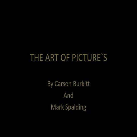 The art of picture`s | PPT