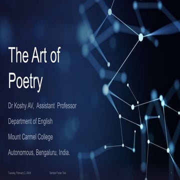 The Art of Poetry.pptx