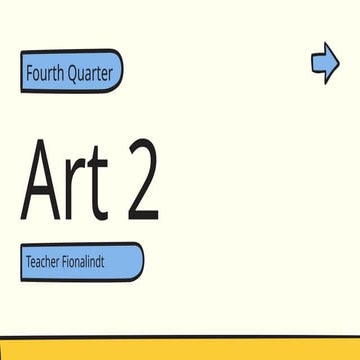 The Art of Pottery Visual Arts Educational Presentation in Blue and ...