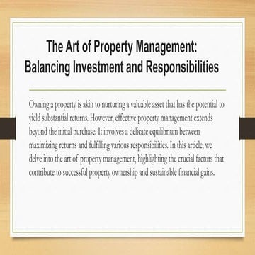 The Art of Property Management - Ryan Weir.pptx