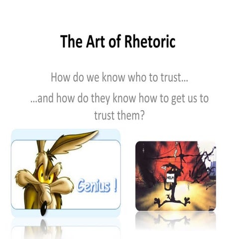 The art of rhetoric | PPT