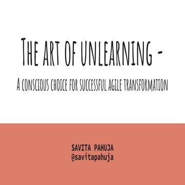 The Art of Unlearning | PDF