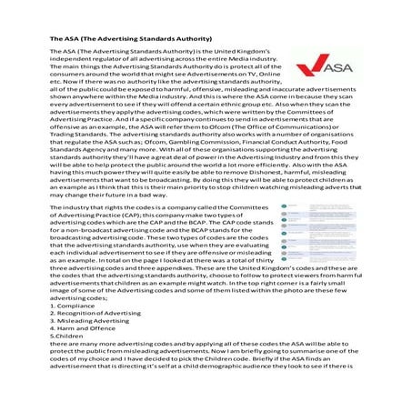Advertising standards authority | PPTX