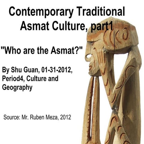 The Asmat background | PPT