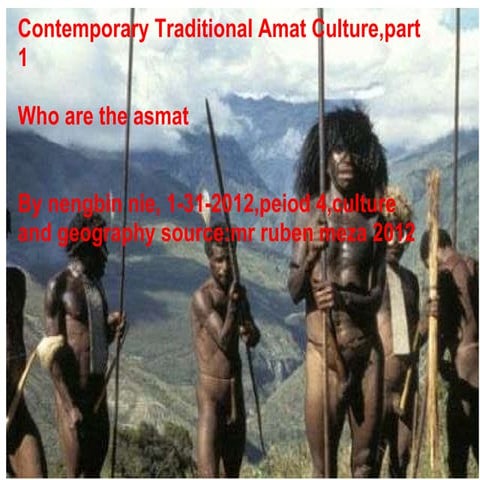 The asmat background | PPT