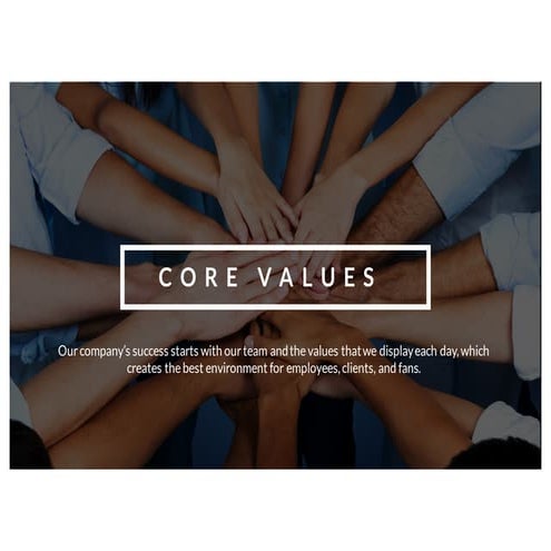 The Aspire Group Core Values | PPT