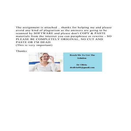 The assignment is attached .. thanks for helping me and plea.docx