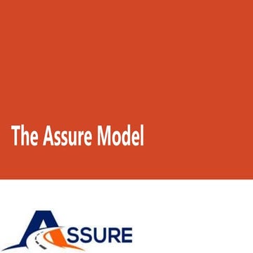 The assure model | PPTX