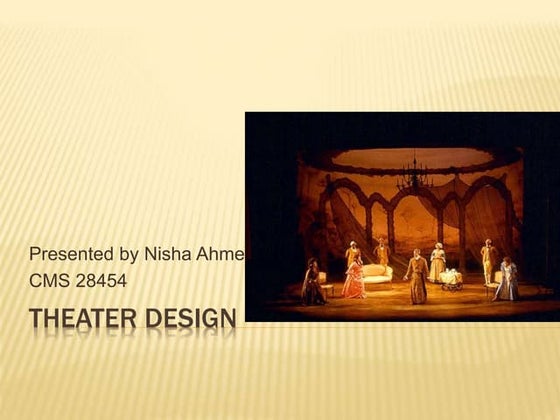 Types of stages and drapes - Theatre 1 | PPT