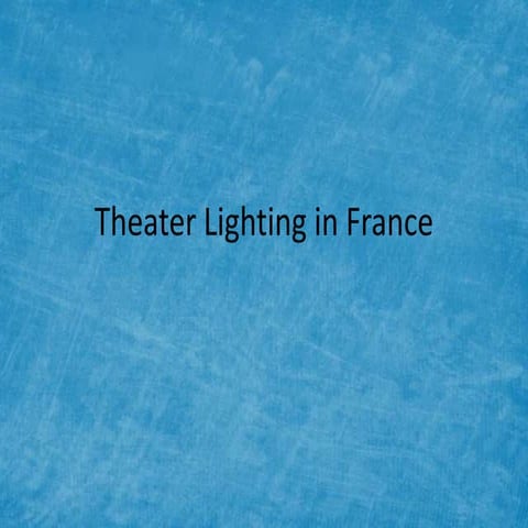 Theater history | PPTX | Candle and Soap Making | Arts and Crafts