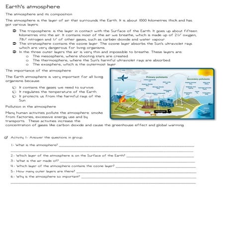 The atmosphere | PDF