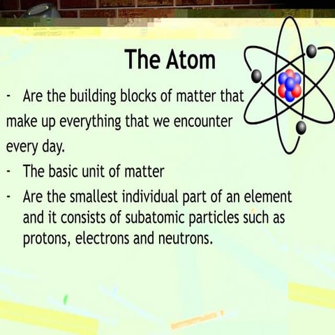 The Atom | PPT
