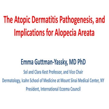 The atopic dermatitis pathogenesis and implications for alopecia areata ...