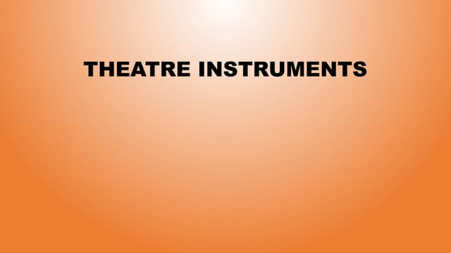 Surgical Instrument (OT Instruments) | PPTX