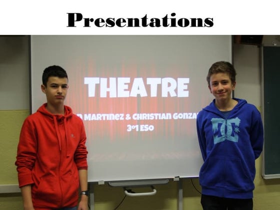 Presentation of the Theatre Project 3 ESO | PPT