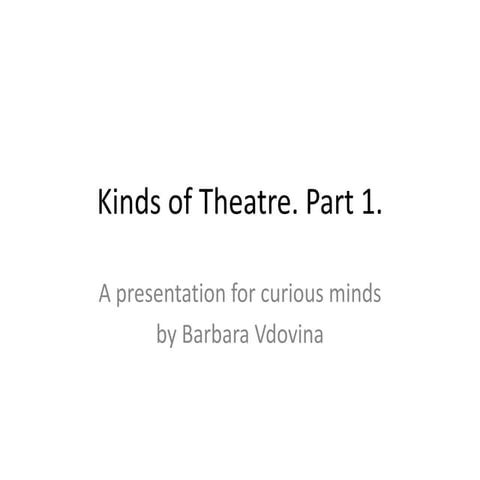 Theatreprsnt | PPTX